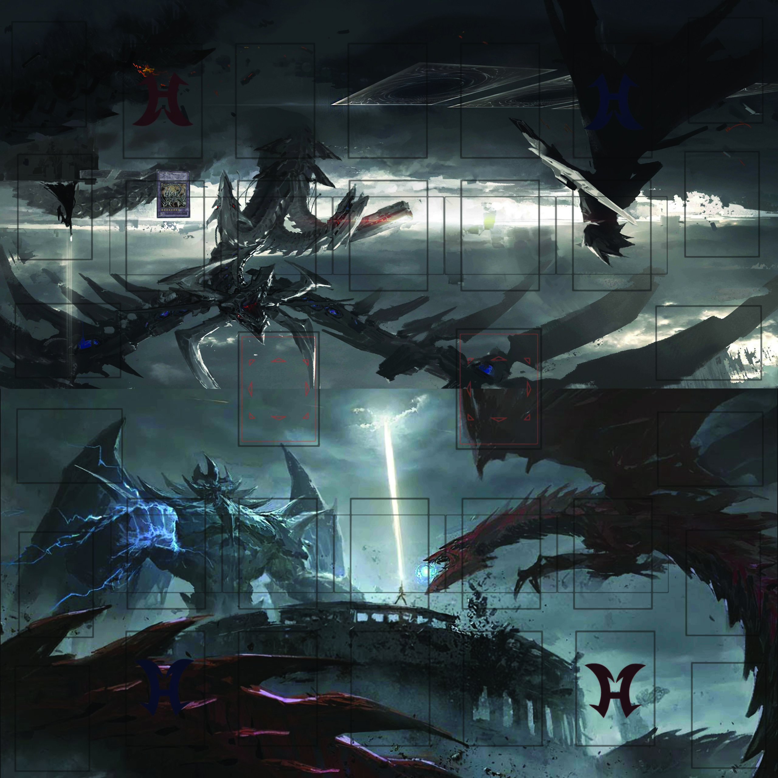 2 Player Custom Playmat | Custom Playmat