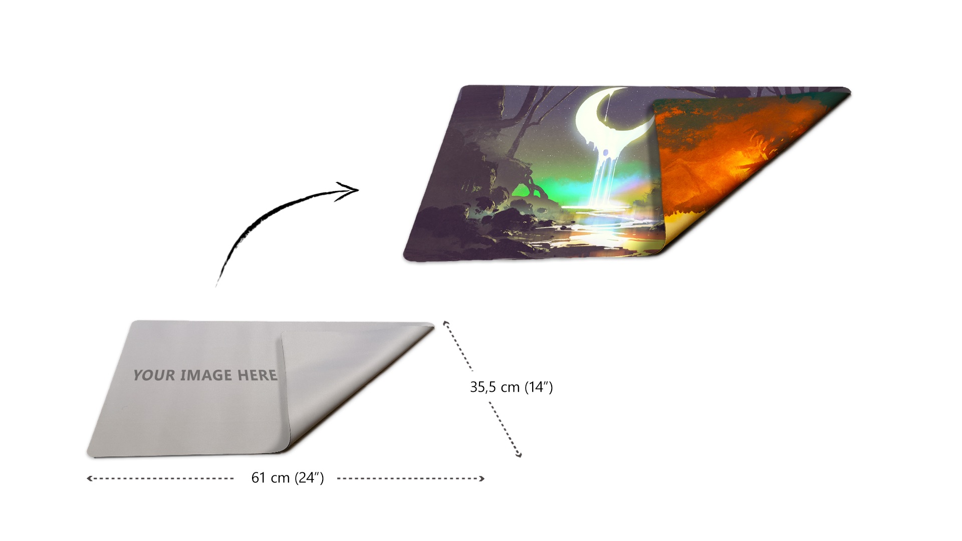 1 Player Doublesided Custom Playmat | Custom Playmat